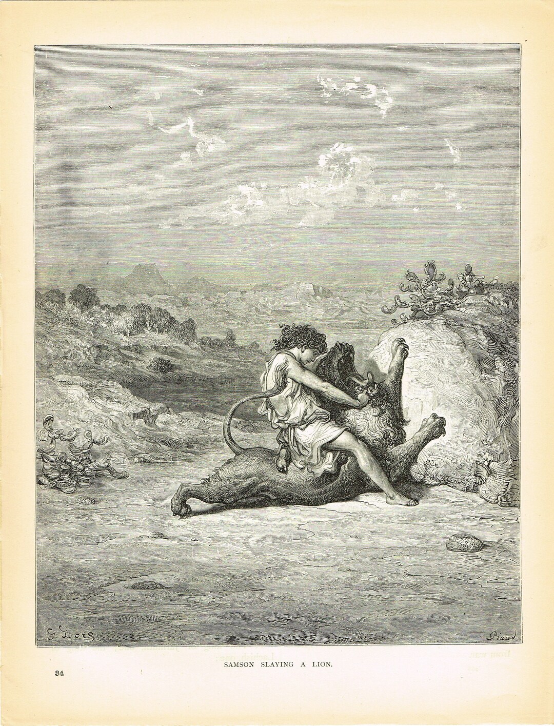 Job Lot of Holy Bible Religious Gustave Dore Antique Prints - Etsy