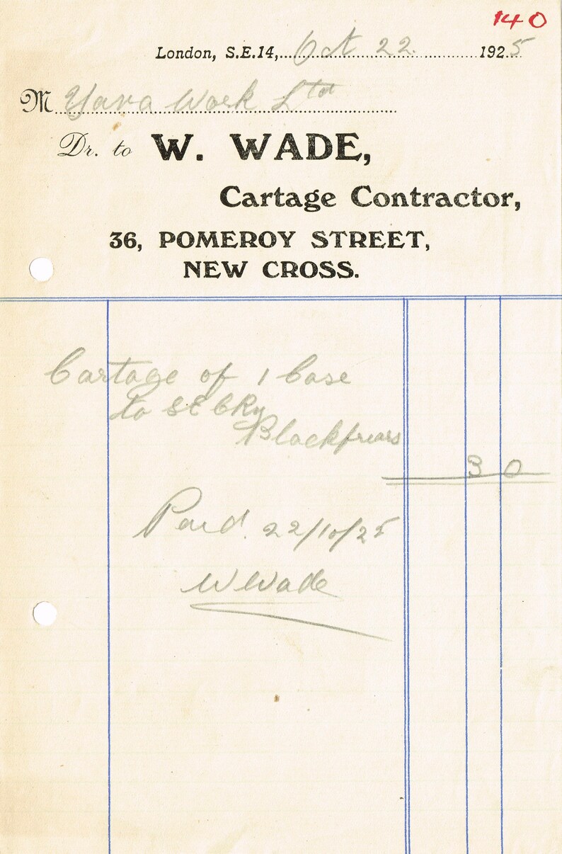 Antique Vintage Victorian 19th Century 1800s Invoice Bills - Etsy UK