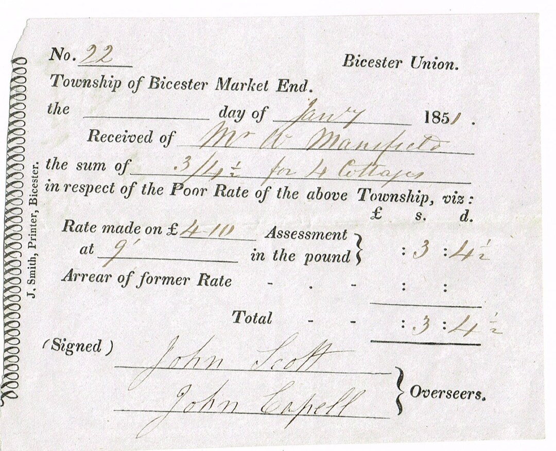 Antique Vintage Victorian 19th Century 1800s Invoice Bills, Butcher ...