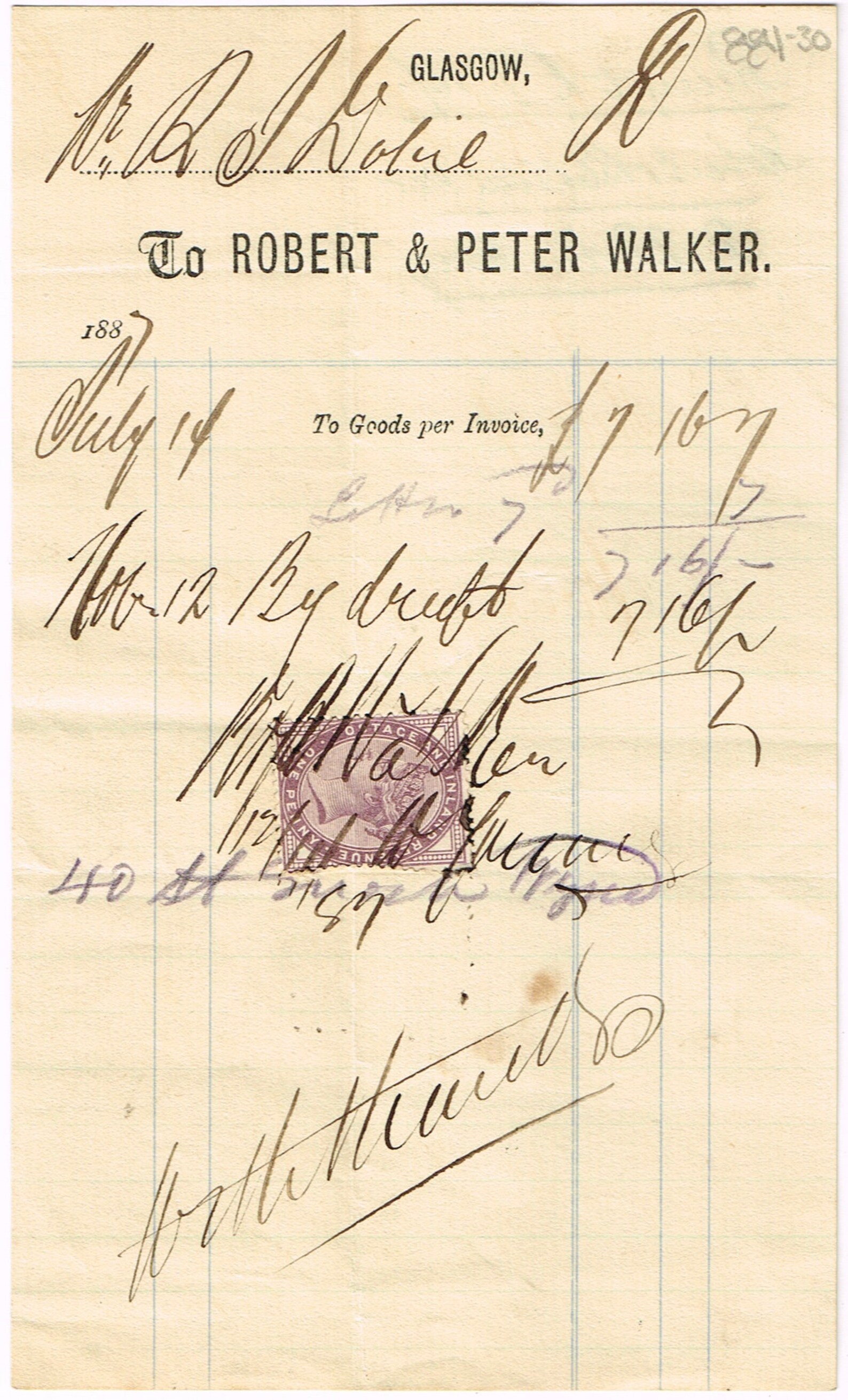 Antique Vintage Victorian 19th Century 1800s Invoice Bills | Etsy