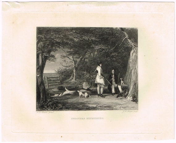Antique Vintage 1800s Victorian Etching Engraving Print ' - Etsy