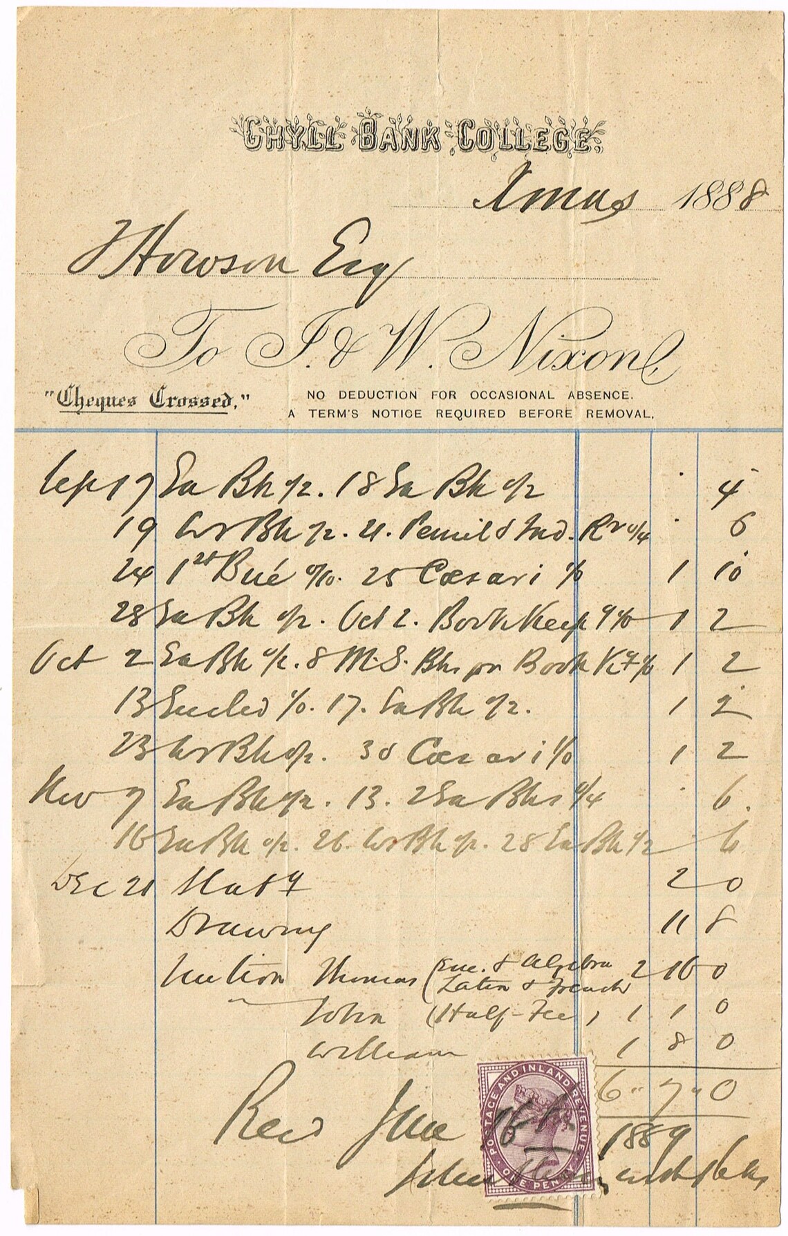 Antique Vintage Victorian 19th Century 1800s Invoice Bills | Etsy UK