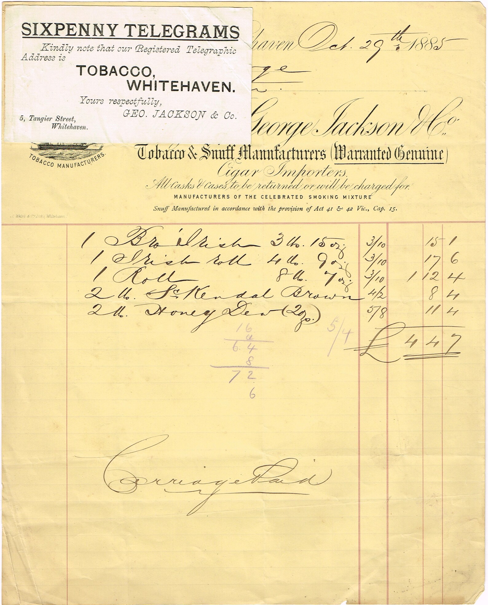 Antique Vintage Victorian 19th Century 1800s Invoice Bills - Etsy