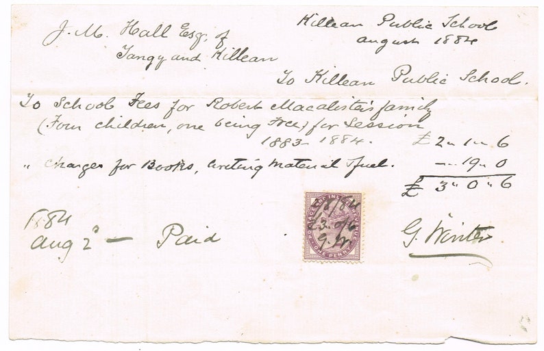 Antique Vintage Victorian 19th Century 1800s Invoice Bills | Etsy UK