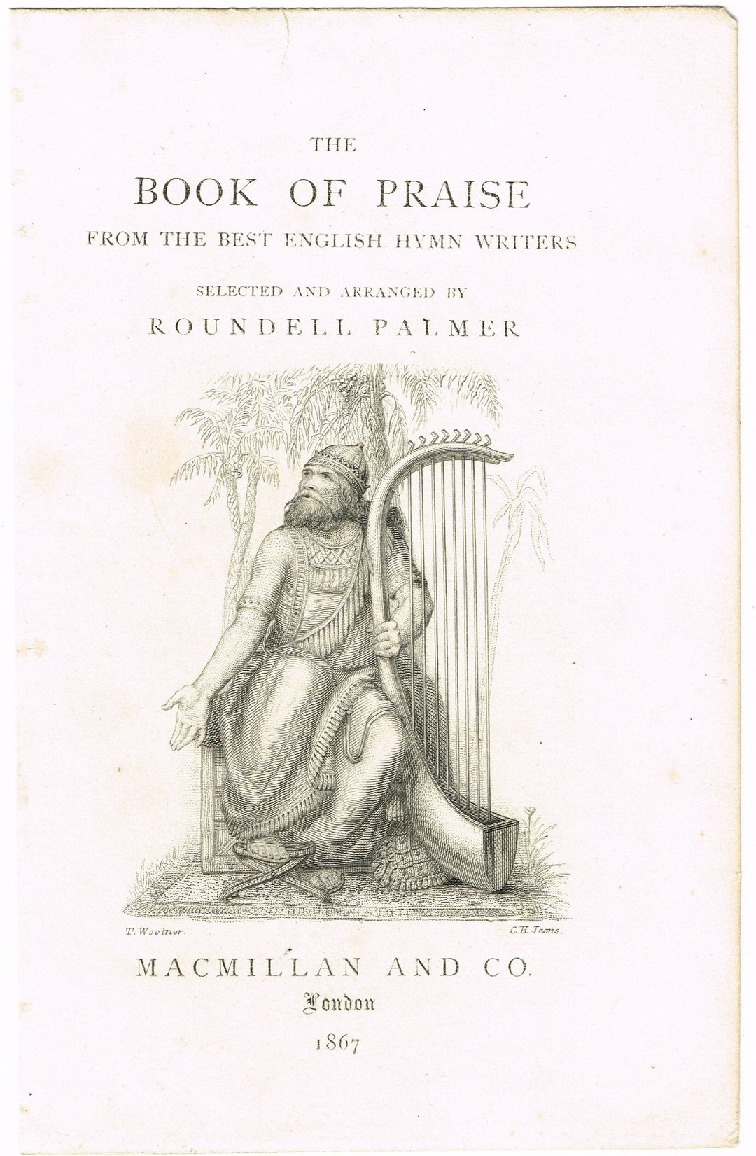 Antique Vintage, Victorian Frontispiece Etching Engraving Print - 10 ...