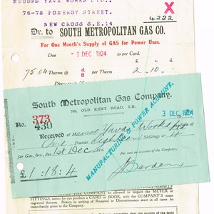 Antique Vintage Victorian 19th Century 1800s Invoice Bills | Etsy