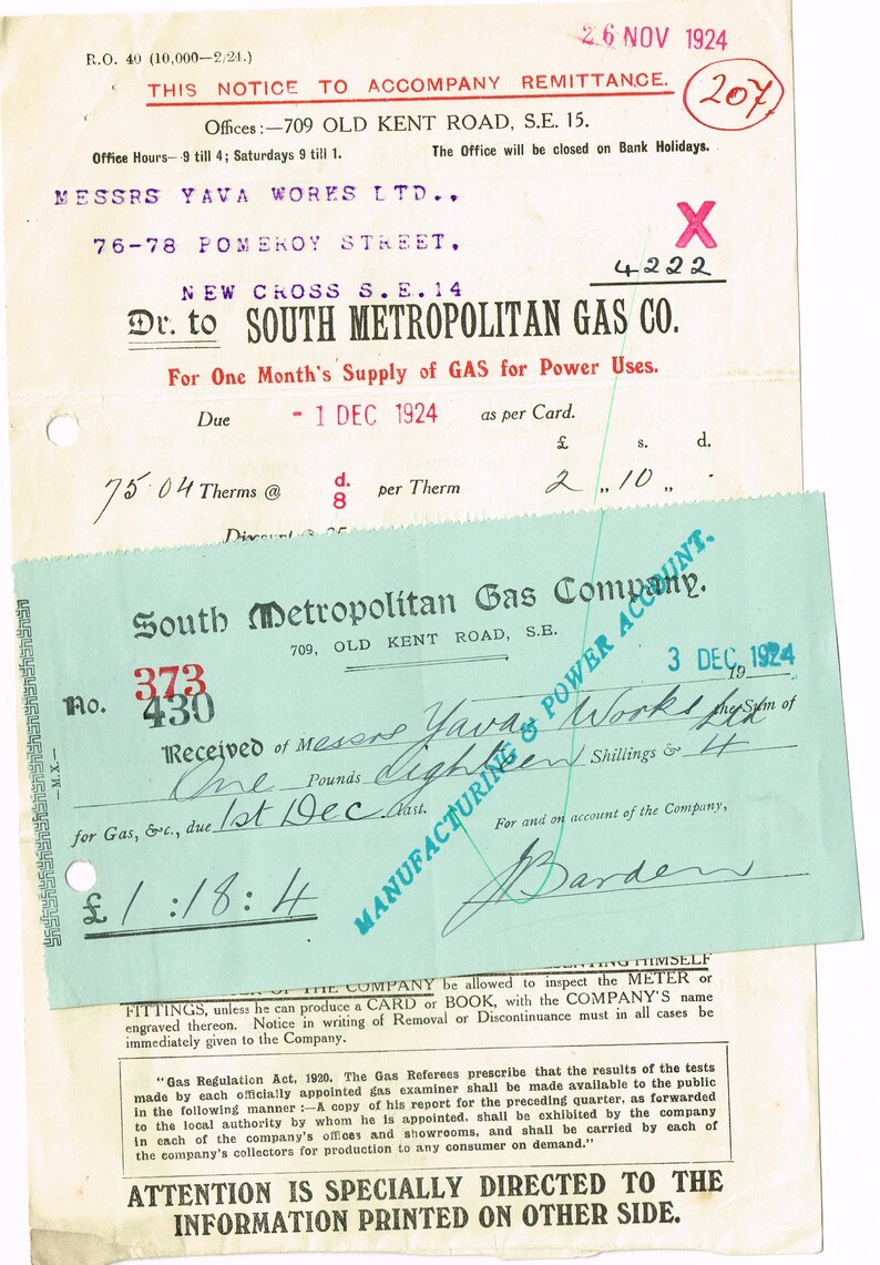 Antique Vintage Victorian 19th Century 1800s Invoice Bills | Etsy