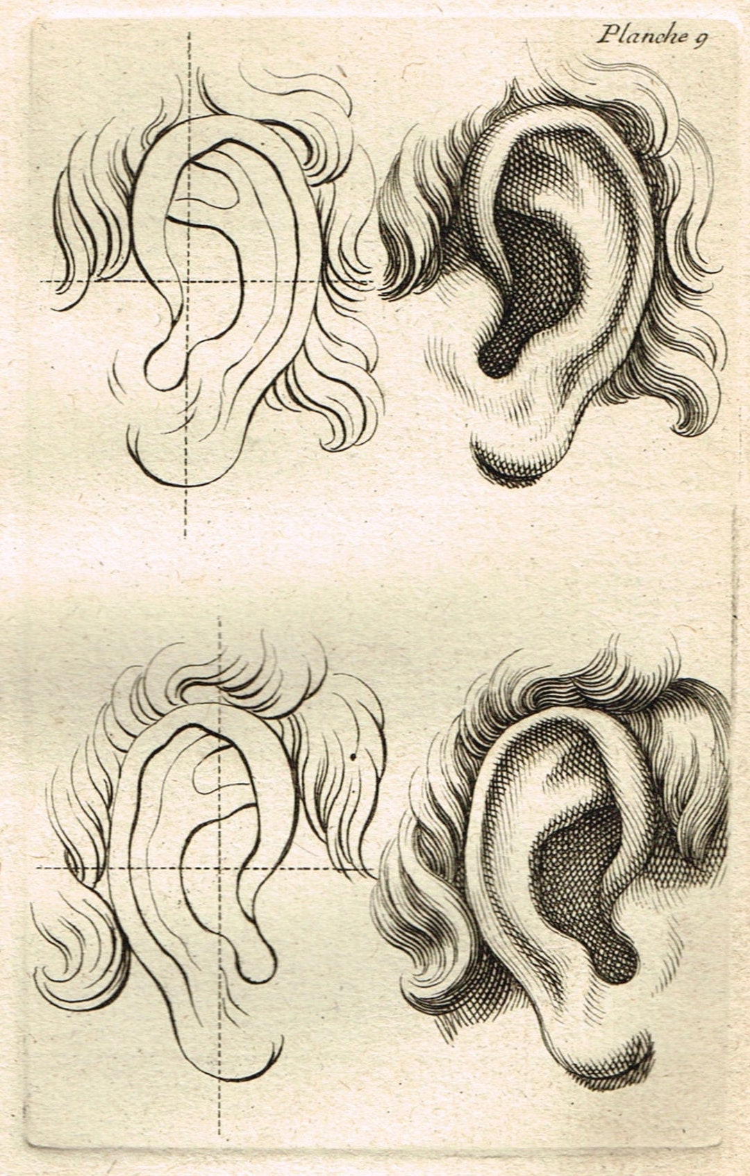 Antique French 1740s Nouvelle Methode Pour Apprendre a Dessiner Sans ...