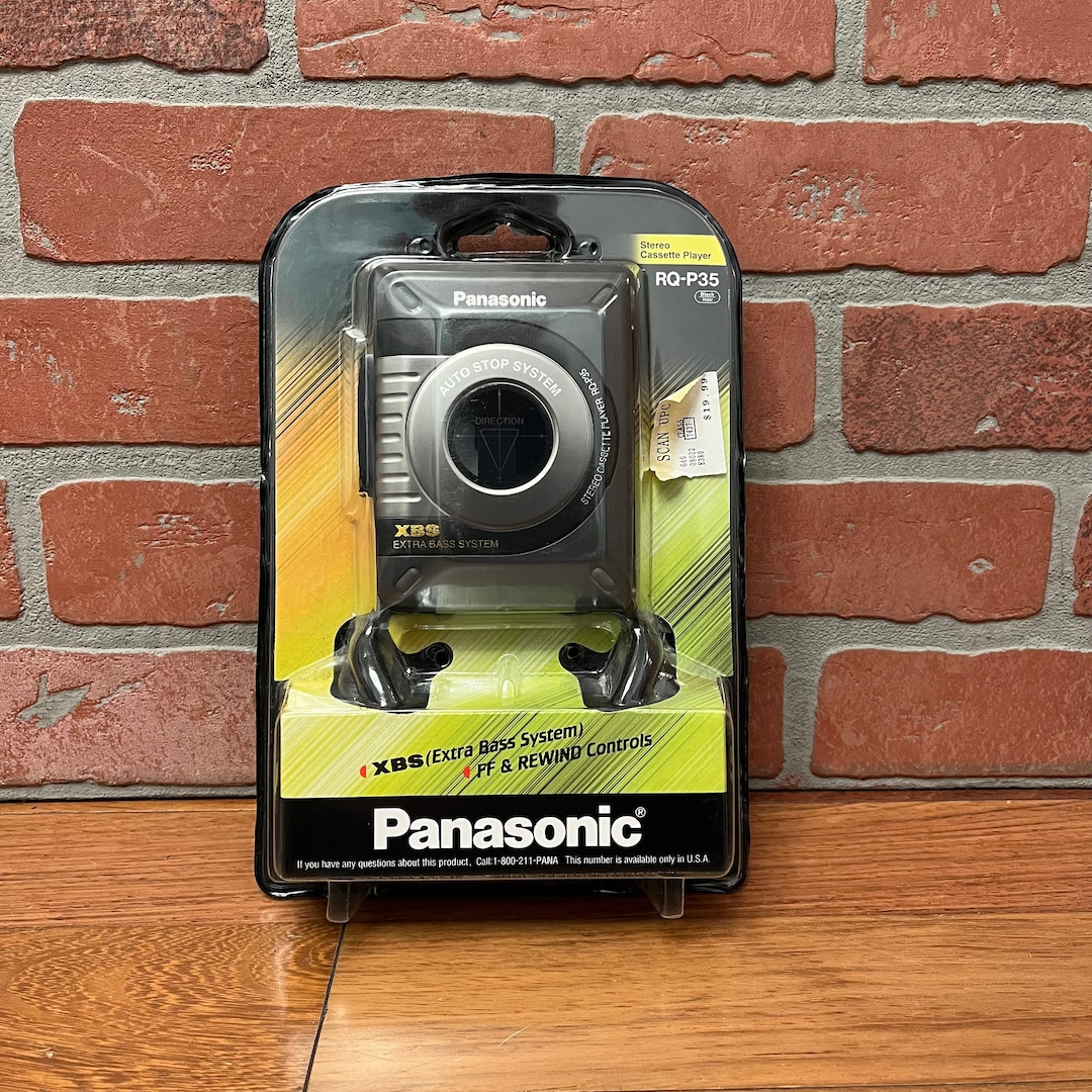 Panasonic Walkman Cassette Tape Player With Headphones RQ-P35 XBS ...
