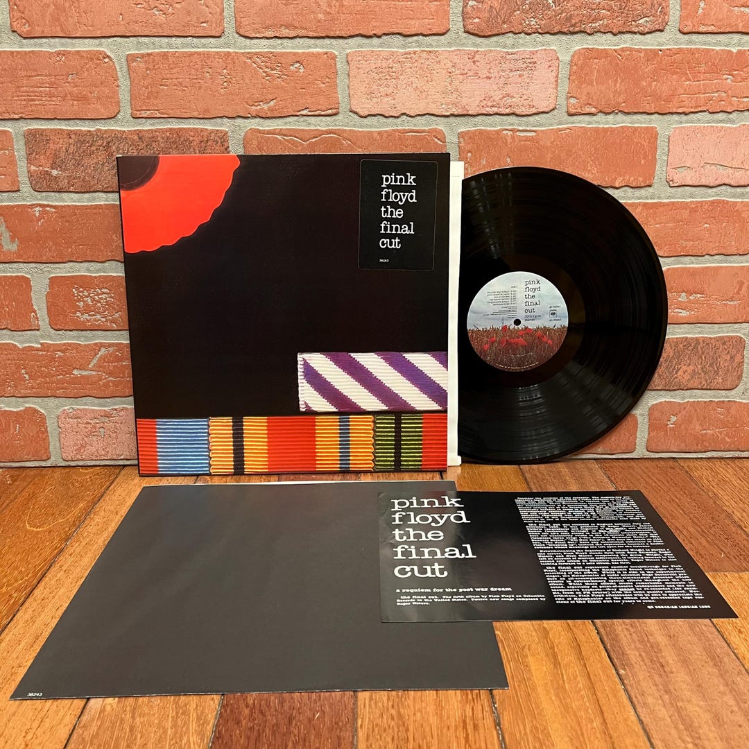 Pink Floyd the Final Cut Vinyl Record Album LP 1983 Gold Stamp Promo ...