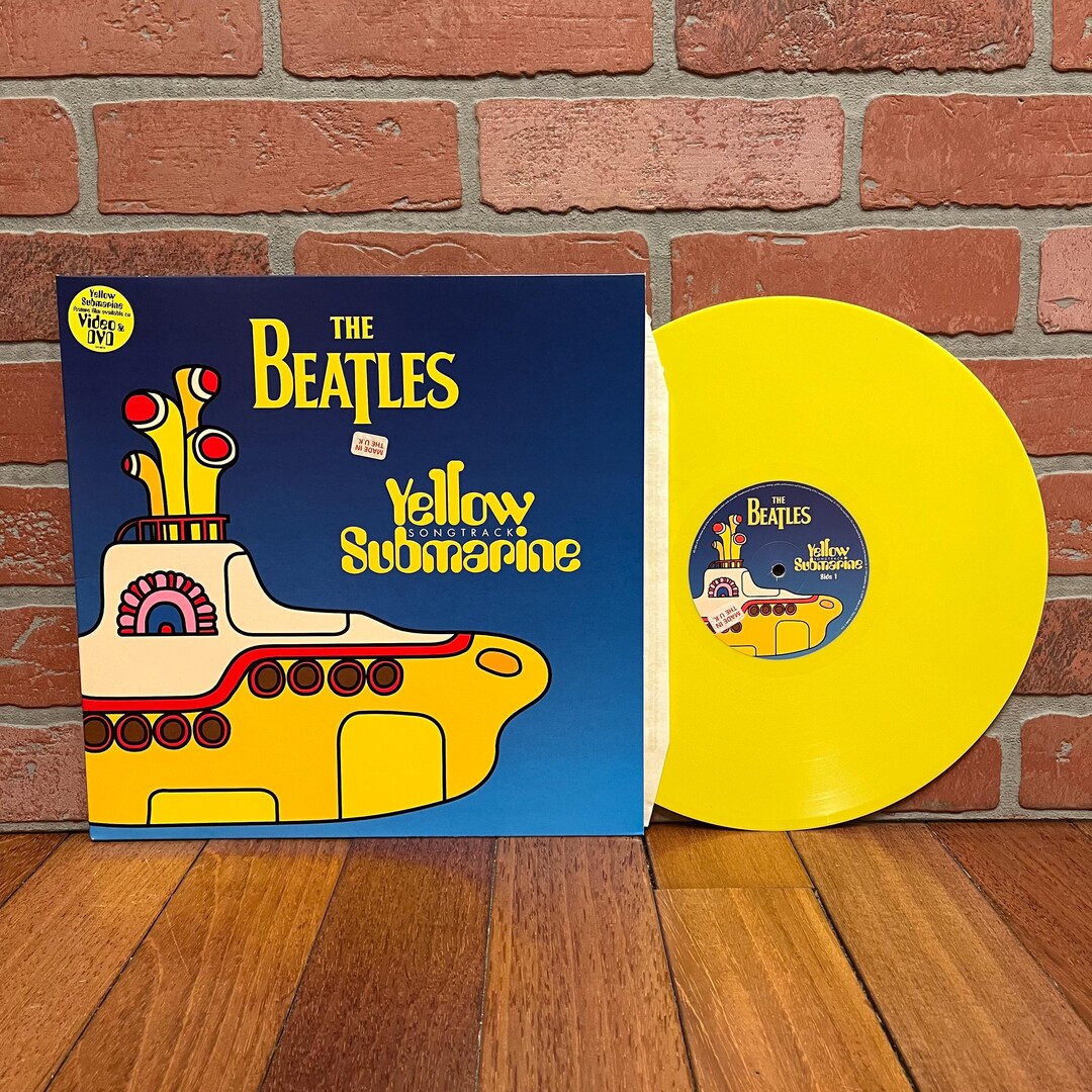 The Beatles Yellow Submarine Soundtrack Vinyl Record Album LP 1999 ...
