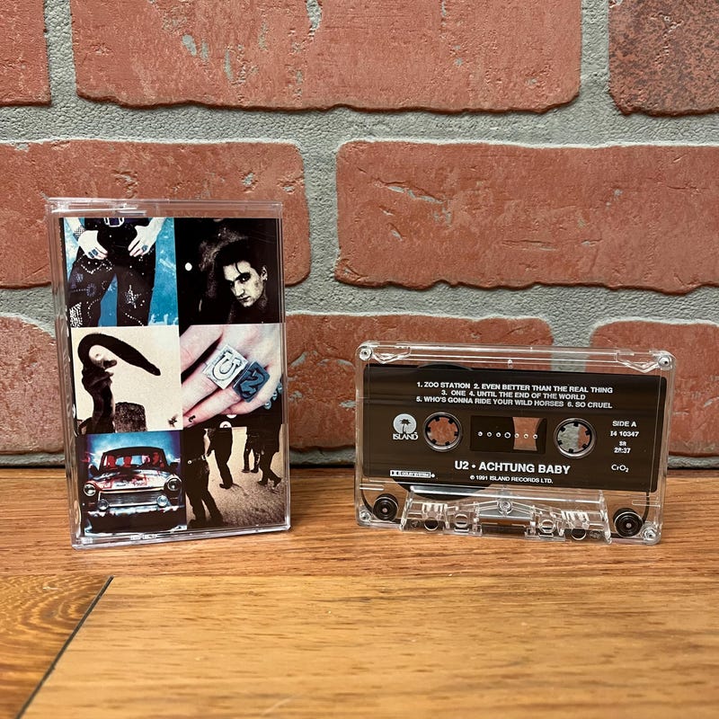 Vintage U2 Achtung Baby - Etsy