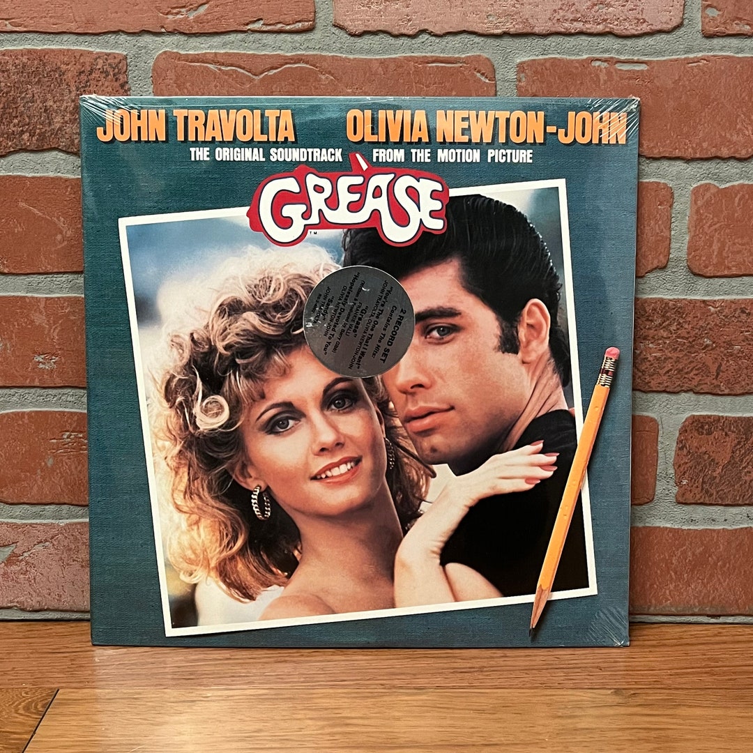Grease Soundtrack SEALED! Movie Vinyl Record Album Double LP 1978 Hype ...