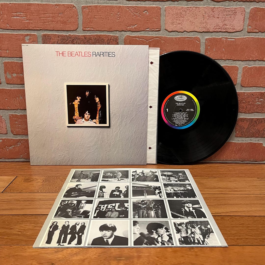 The Beatles Rarities Vinyl Record Album LP 1980 Gatefold Greatest Hits ...