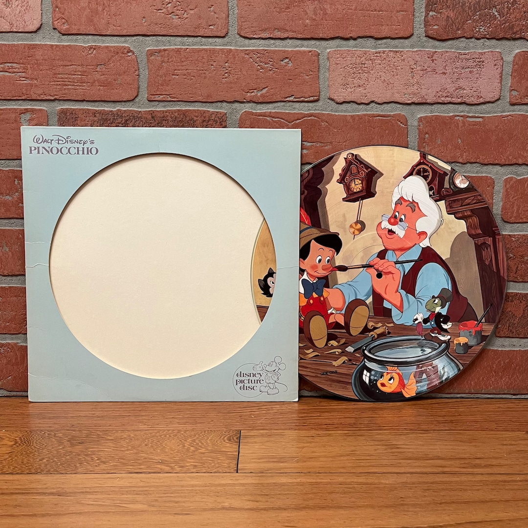 Pinocchio Walt Disney Picture Disc Soundtrack Vinyl Record Album LP ...