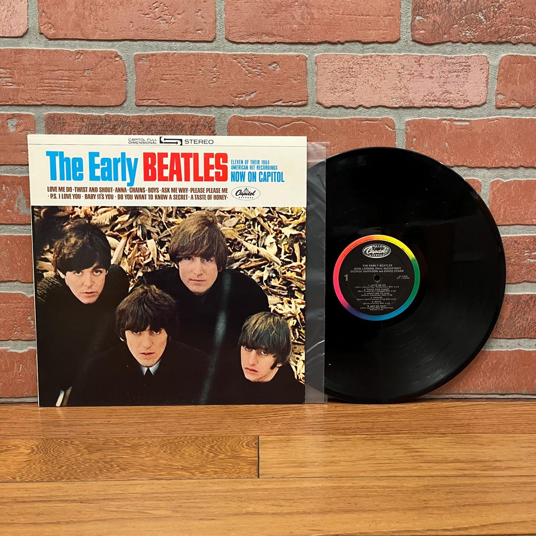 The Beatles the Early Beatles Vinyl Record Album LP 1986 Stereo Capitol ...