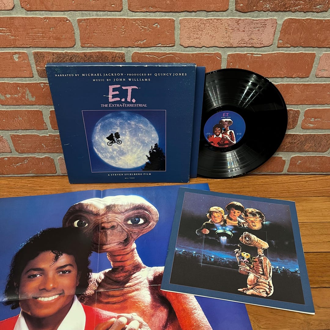 ET the Extra Terrestrial Narrated by Michael Jackson Box Set Vinyl ...