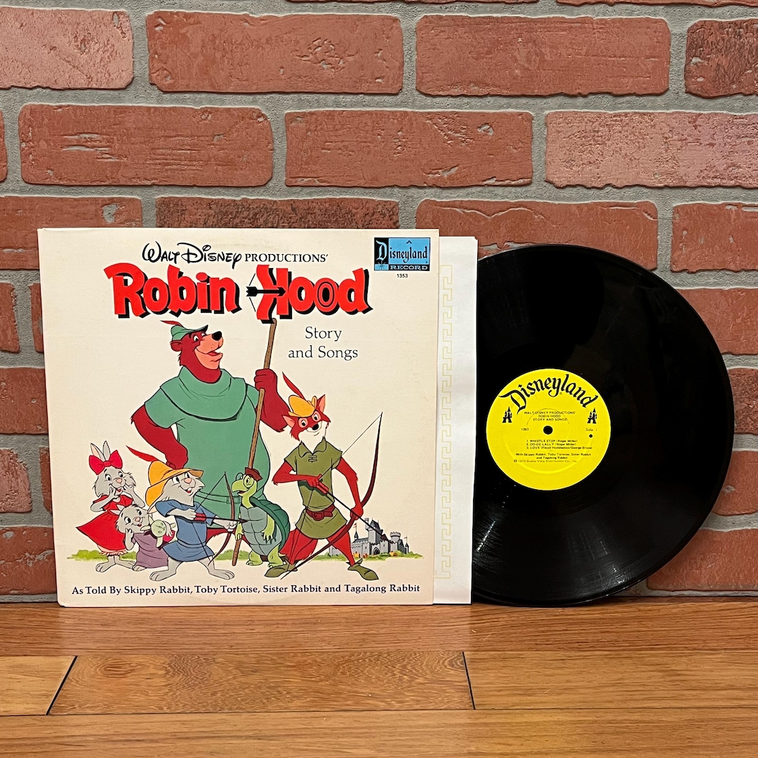 Walt Disney's Robin Hood Story and Songs Vinyl Record Album LP 1973 ...
