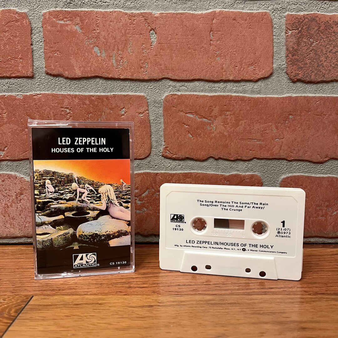 Led Zeppelin Houses of the Holy Cassette Tape Album 1980s Reissue Jimmy ...