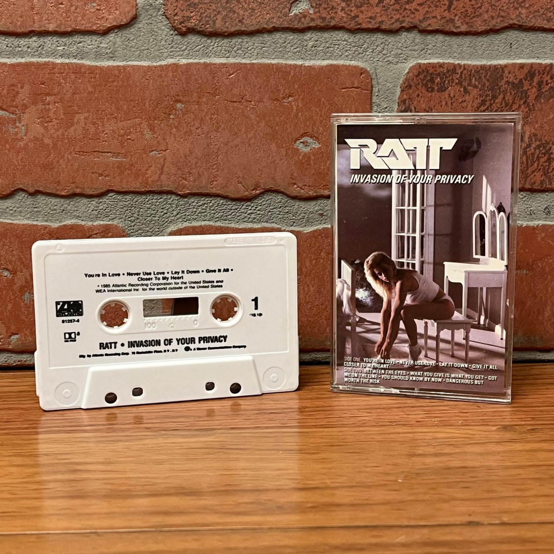 Ratt Invasion of Your Privacy Cassette Tape Album 1985 Hard Rock Heavy ...