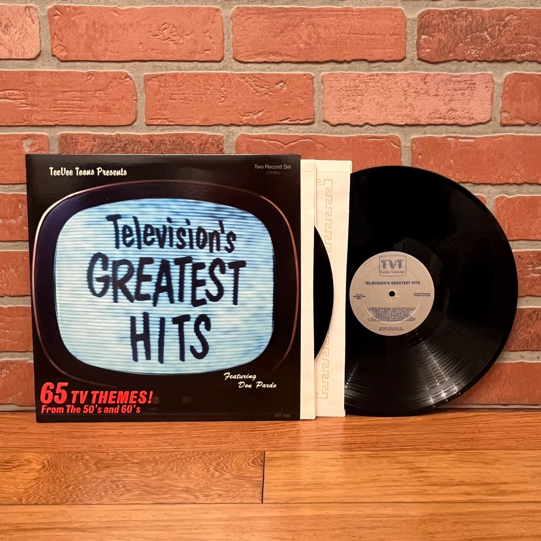 Television's Greatest Hits TV Soundtracks Vinyl Record Album Double LP ...