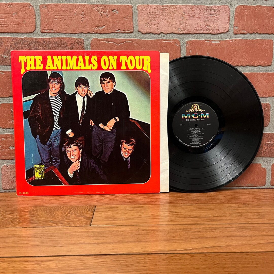 The Animals on Tour Vinyl Record Album LP 1964 Mono Studio Recordings ...