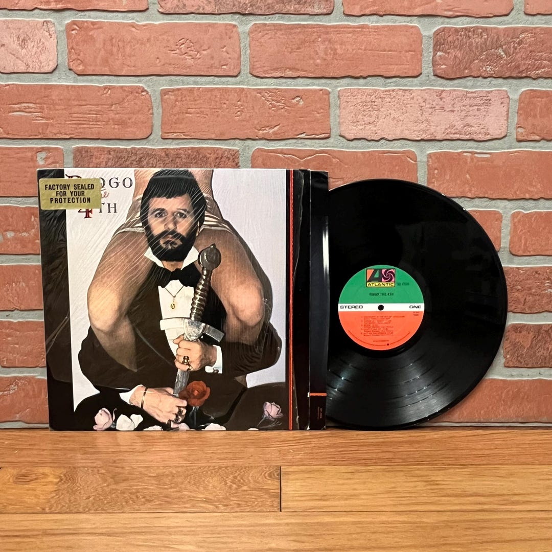 Ringo Starr Ringo the 4th Vinyl Record Album LP 1977 in Shrink the ...