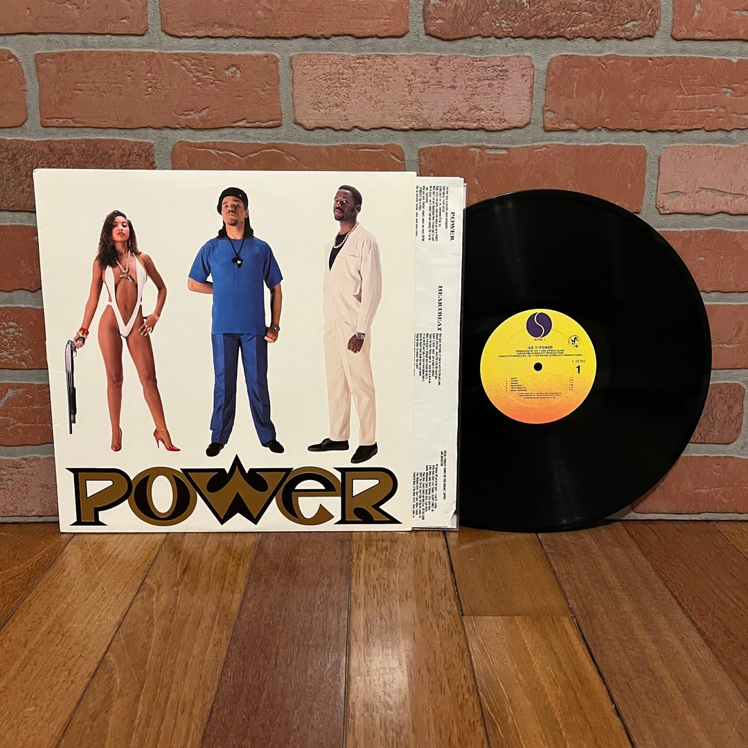 Ice - T Power Vinyl Record Album LP 1988 Embossed Cover With Insert Original Rare Hip Hop ...