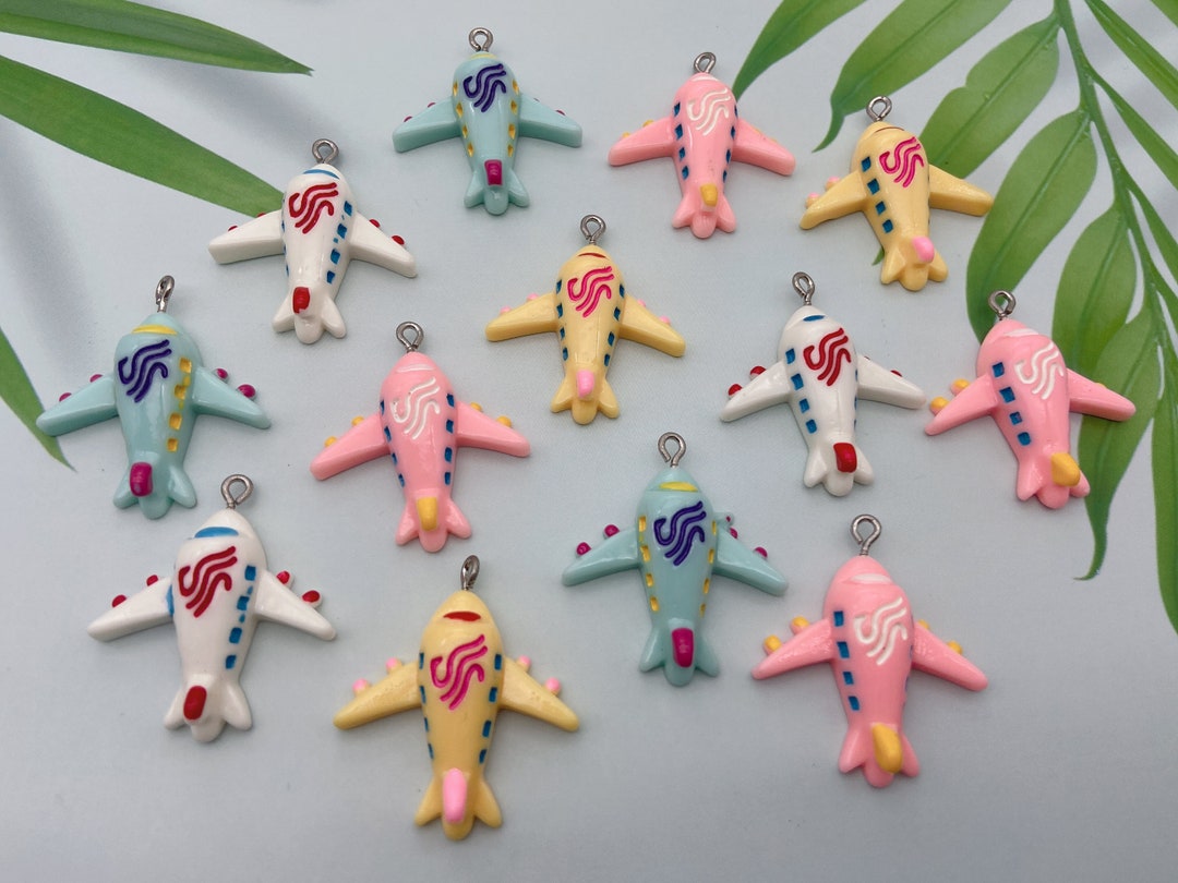 Resin Aircraft Air Plane Charms,aircraft Pendants for Jewelry Making ...