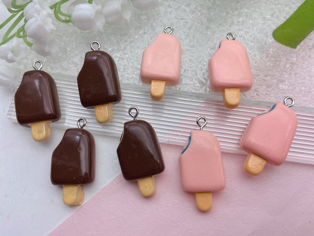 Resin Ice Cream Bar Charms,resin Pendants for Jewelry Making,earring ...