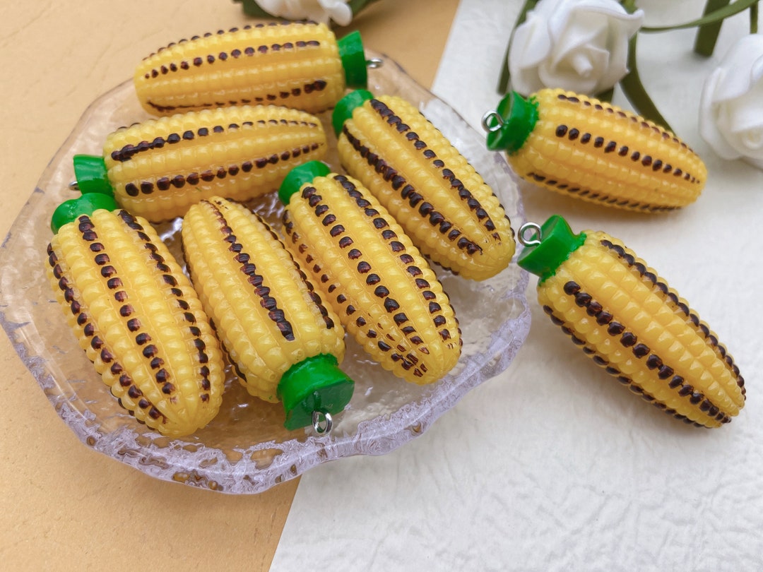 Grilled Corn Maize Charms,vegetable Pendants for Jewelry Making,earring ...
