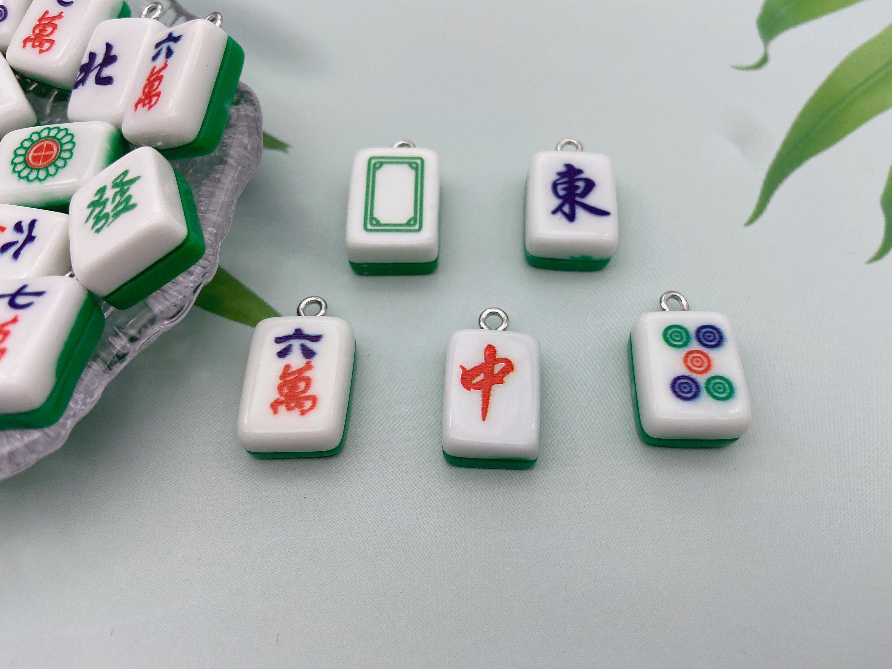 Resin Mahjong Charms,mahjong Pendants for Jewelry Making,earring ...