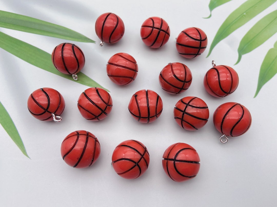 Basketball Resin Charms,basketball Pendants for Jewelry Making,earring ...