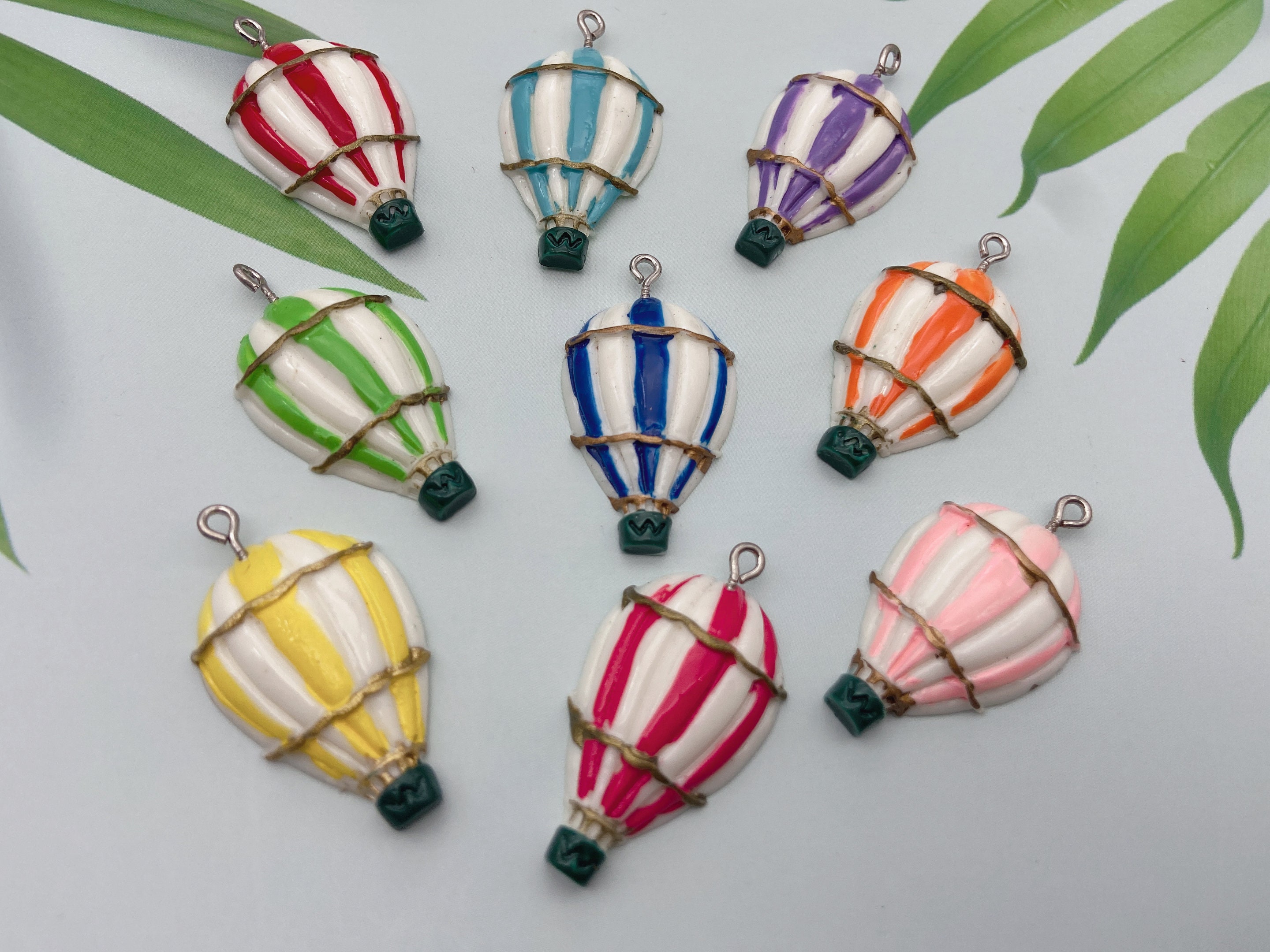 Hot Air Balloon Resin Charms,hot Air Balloon Pendants for Jewelry ...