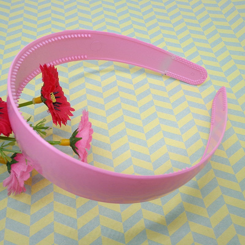 Wide Plastic Headband With Teeth - Etsy