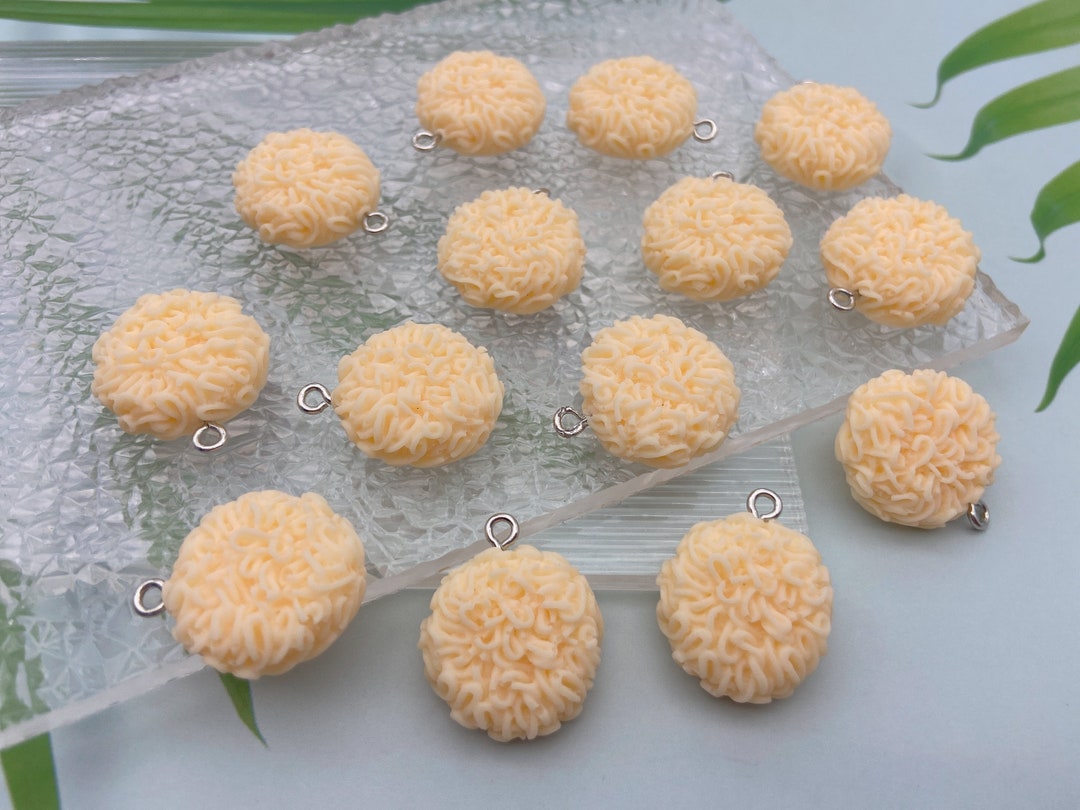 Resin Simulation Food Yummy Instant Noodles Charms Earring Necklace ...