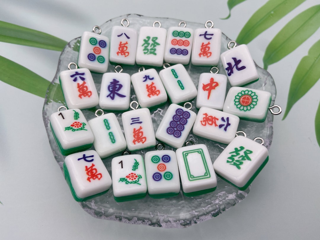 Resin Mahjong Charms,mahjong Pendants for Jewelry Making,earring ...
