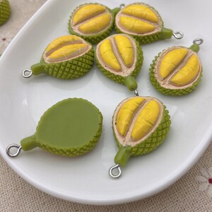 Kawaii Durian Charms,fruit Pendants for Jewelry Making,earring Necklace ...