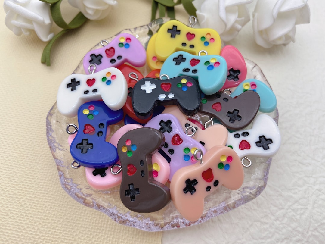 Cute Resin Video Game Controller Charms for Jewelry Making,earring ...