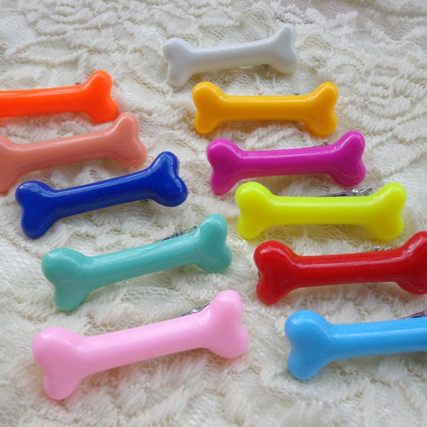 Bone Hair Clip - Etsy