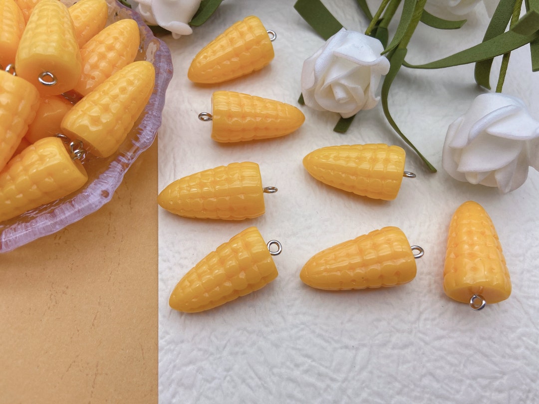 Resin Maize Charms,vegetable Pendants for Jewelry Making,earring ...