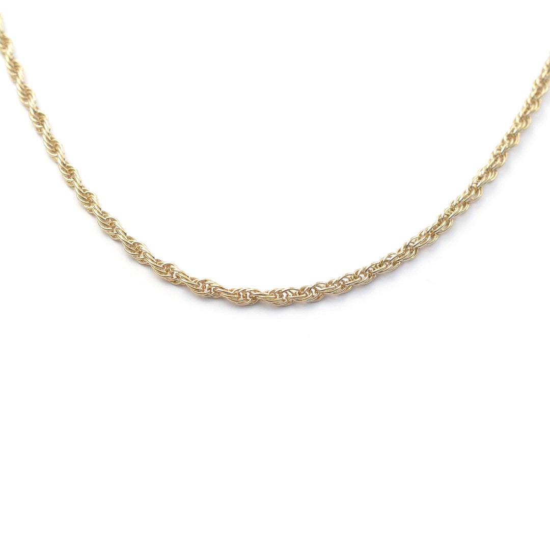Collier Torsadé Doré à L'or Fin 24 Carats / Collection Palmyre Pur - Etsy