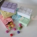 Building Block Boxes in Soft Pale Colors. Set of 6,12 Or24 Medium ...