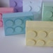 Building Block Boxes in Soft Pale Colors. Set of 6,12 Or24 Medium ...