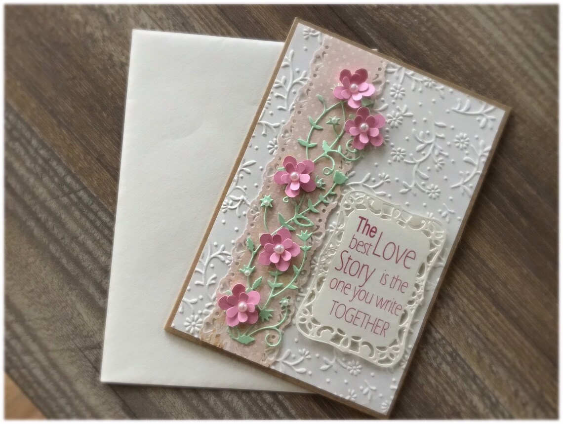 Handmade Greeting Congratulation Card. Love Card Wedding - Etsy