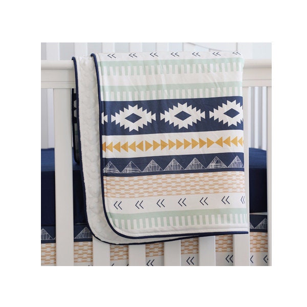 Aztec Crib Bedding - Etsy