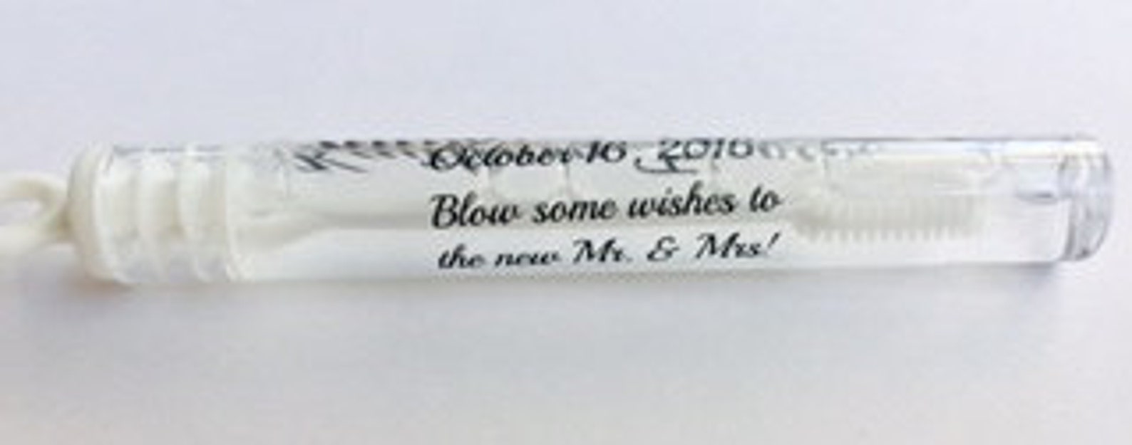 90 Clear Personalized Bubble Tube Labels/stickers for - Etsy