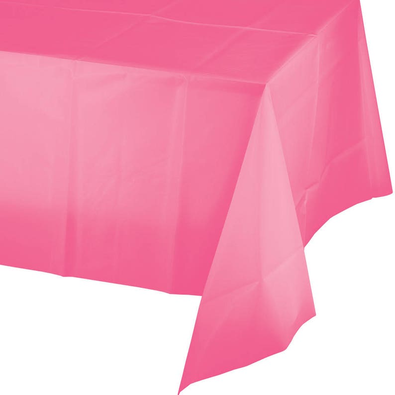2-pack Premium Plastic Table Covers Choose Your Color for - Etsy