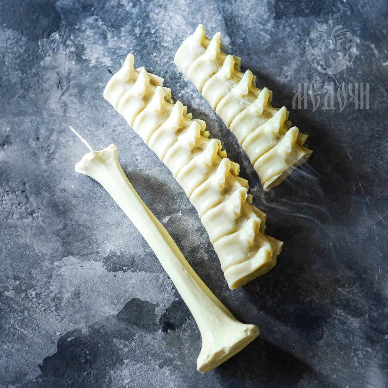 Mold of Bone, Mold of Vertebra , Mold of Spine, a Bone Mold. Soap Mold ...