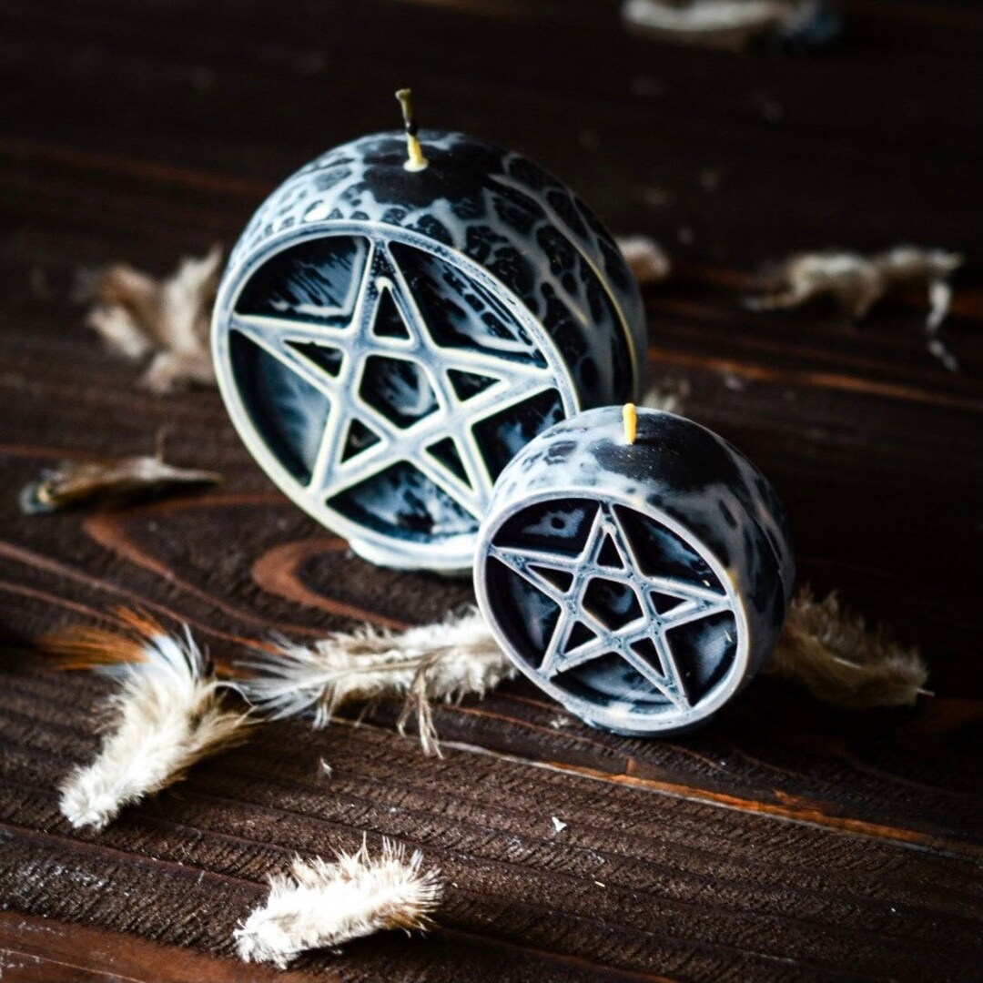 Mold of Symbol Pentagram, Pentagram, Magic Candles Candle Mold / Resin ...